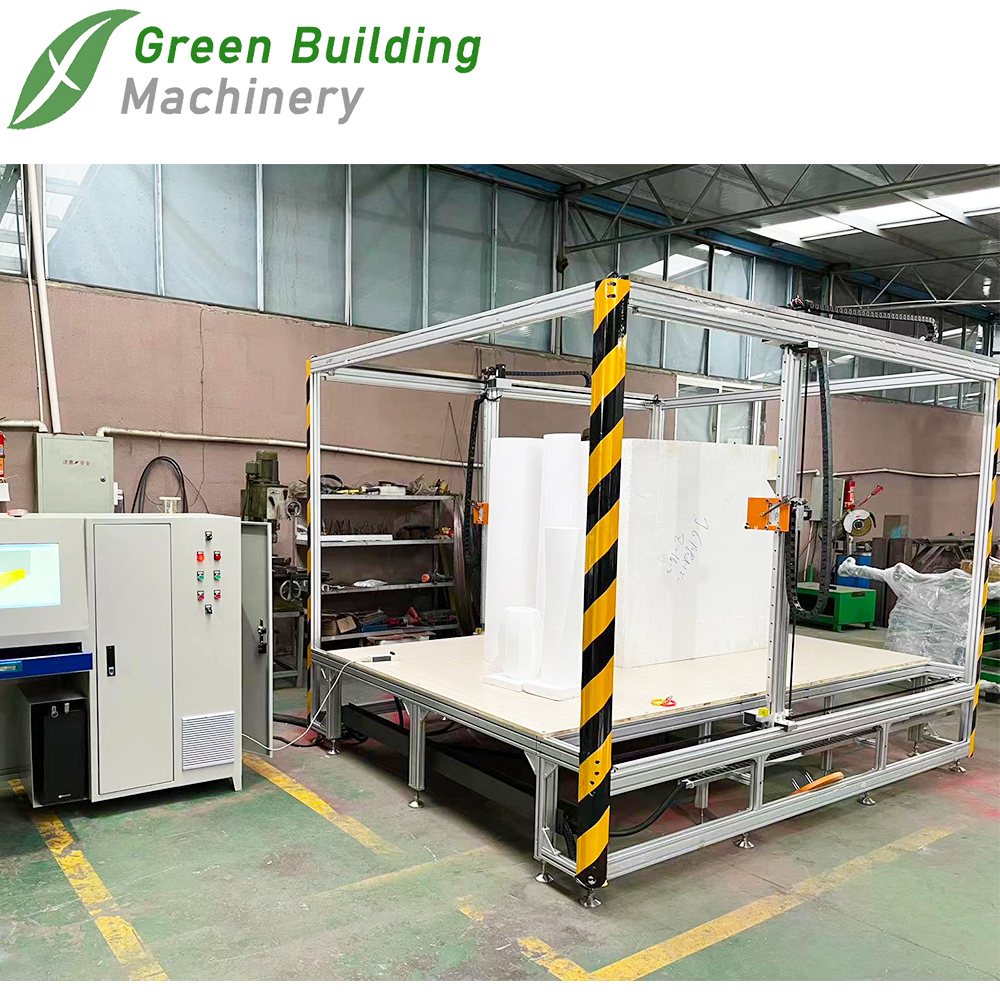Aluminum alloy 3d cnc foam cutter machine - Green Building EPS Machine
