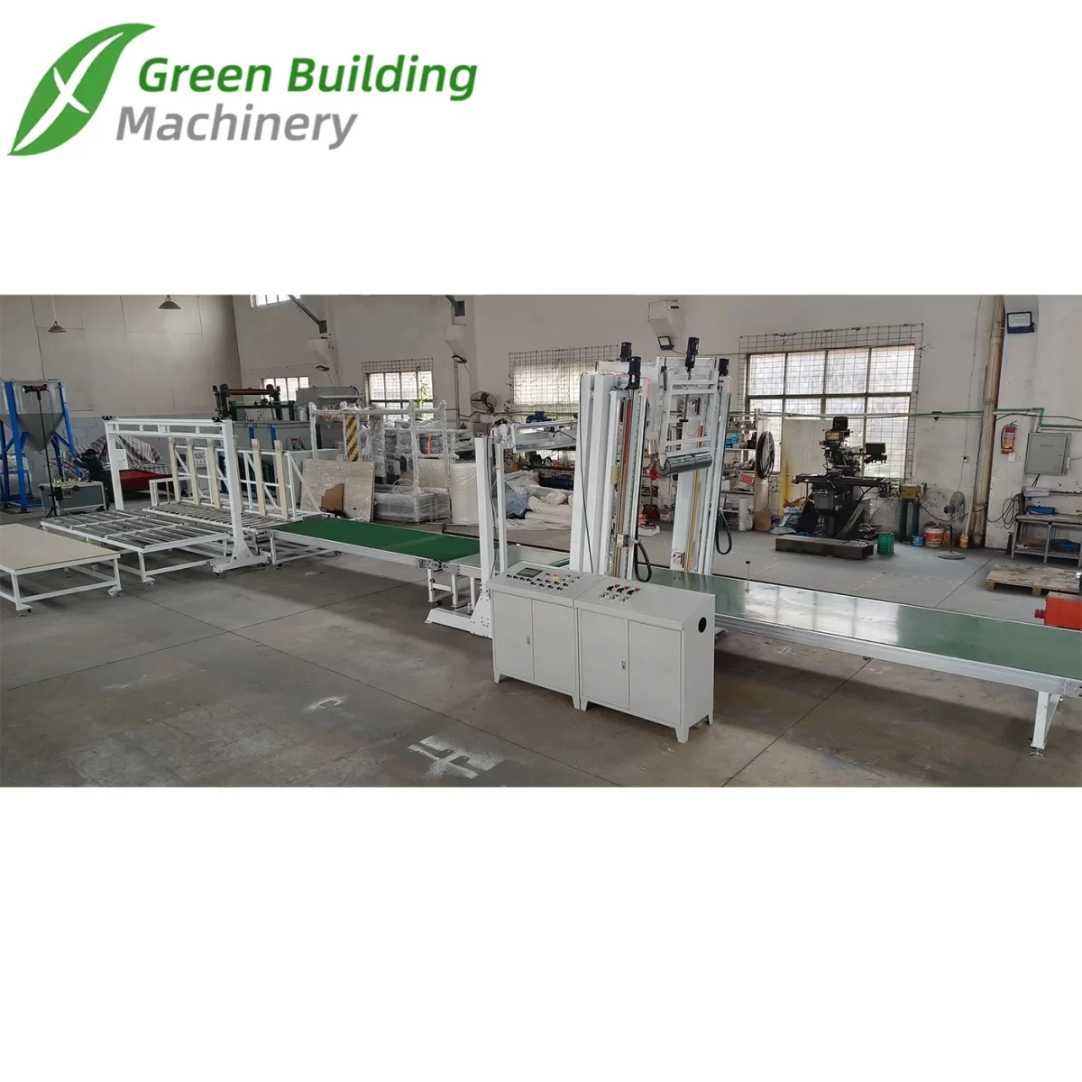 EPS three table continuous cutting machine - Green Building EPS Machine