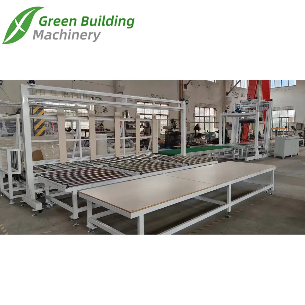 EPS three table continuous cutting machine - Green Building EPS Machine