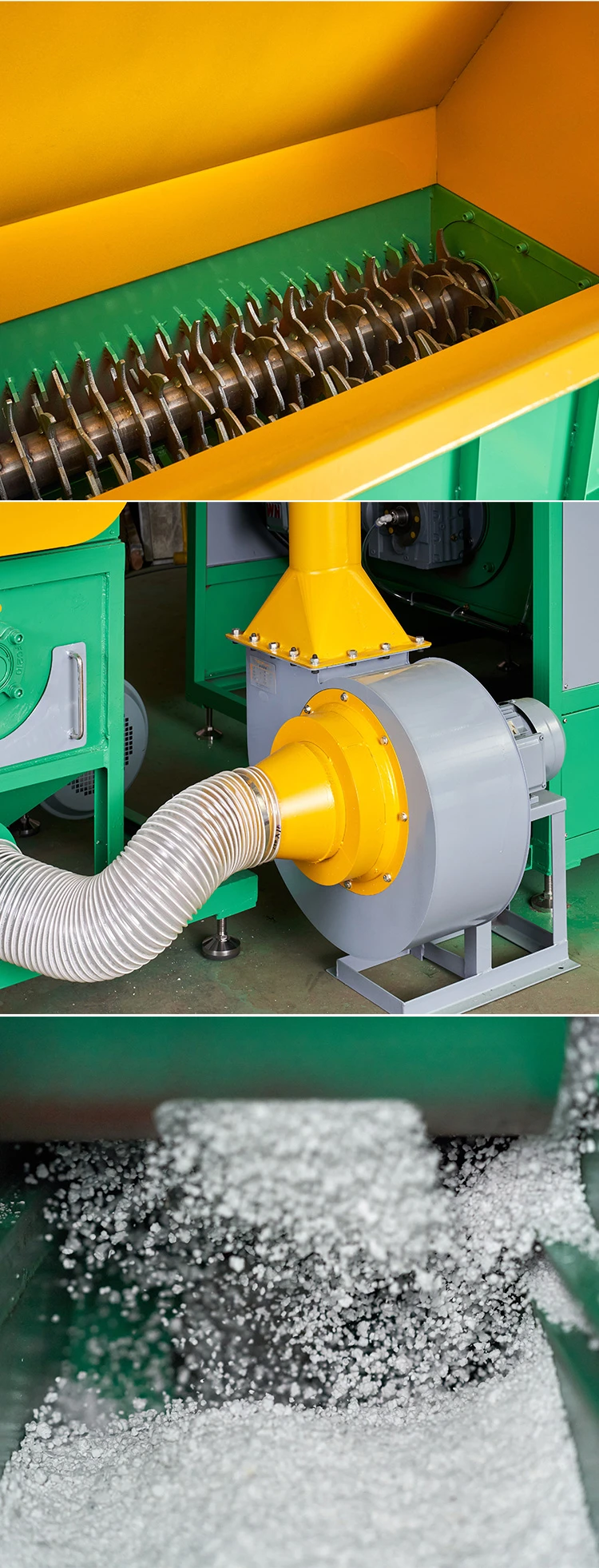 EPS Crushing & dedusting Integrated Machine - Green Building EPS Machine