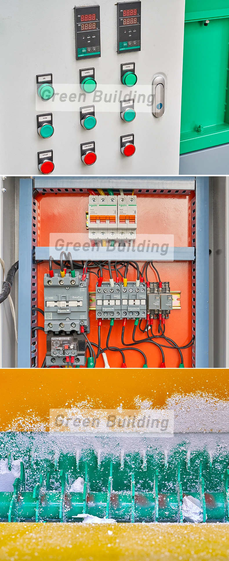 EPS hot melting recycling machine - Green Building EPS Machine